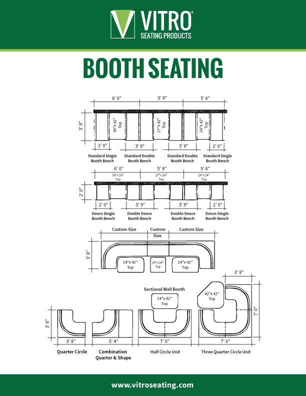 Booth-Seating | Vitro Seating Products